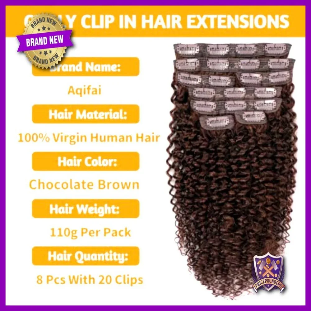 Accessories | Curly Clip In Hair Extensions 14 Inch Real Human Hair ...